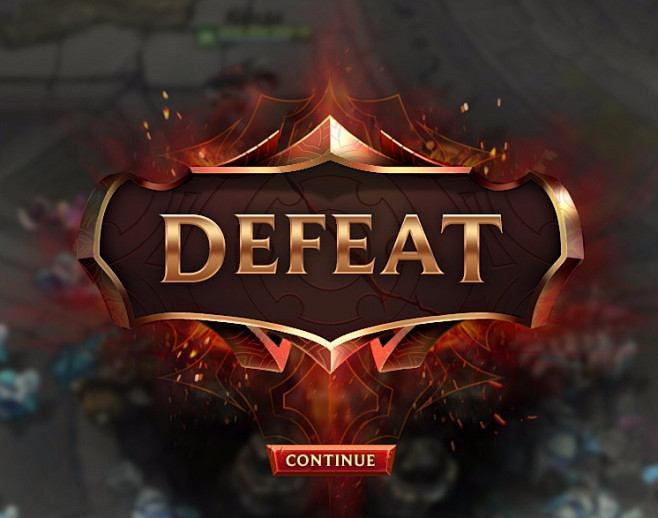 LoL Victory & Defeat@` 尛采集到GUI(1140图)_花瓣UI/UX