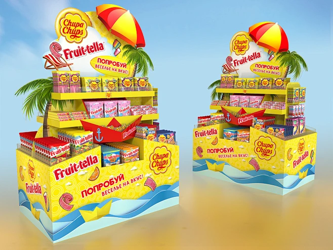 creative Display Kiosk pallete Point of Sale pos posm POSM design-花瓣网