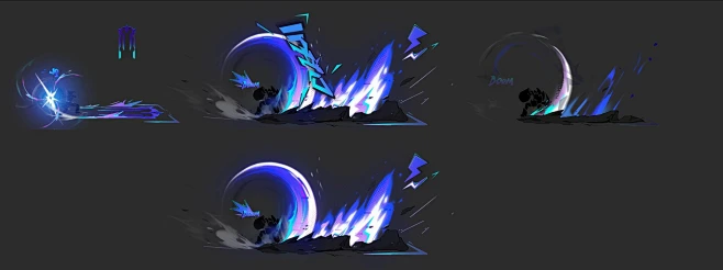 skill，action，Skill effects，动作技能特效-花瓣网