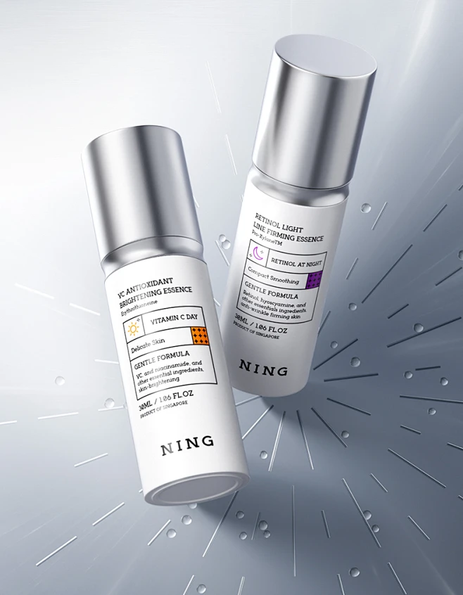 NING美白水乳套装分解黑色素淡斑去黄提亮补水护肤正品官方旗舰店-tmall.com天猫-花瓣网