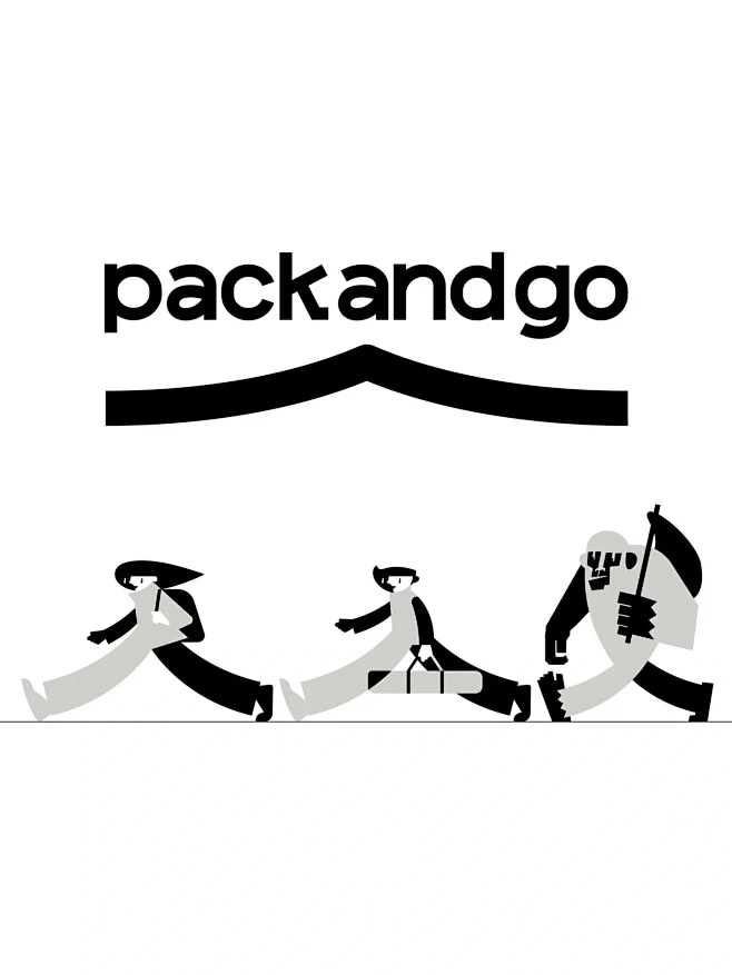 项目| pack and go 品牌logo设计-花瓣网