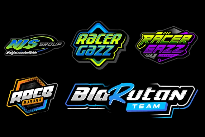 create racing logo design-花瓣网