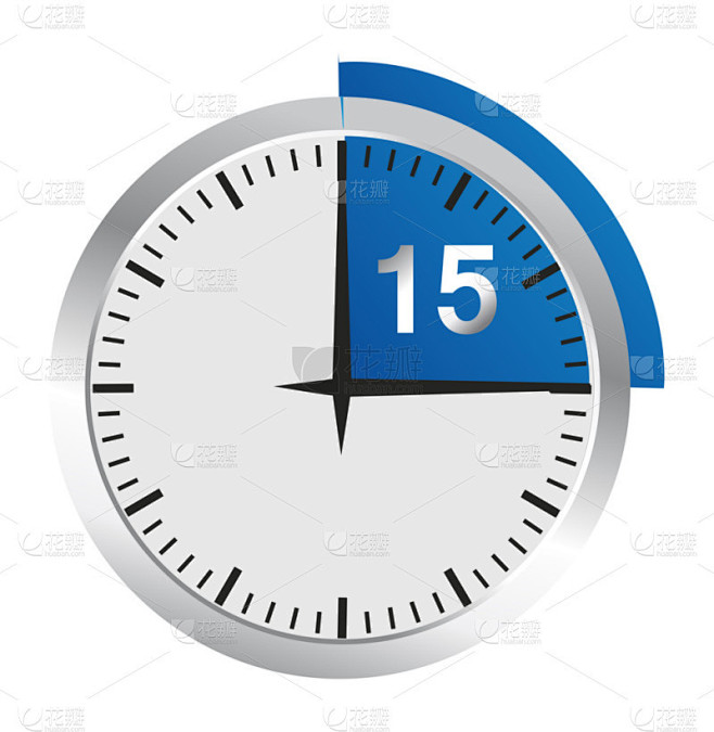 时钟 15 分钟去-花瓣网