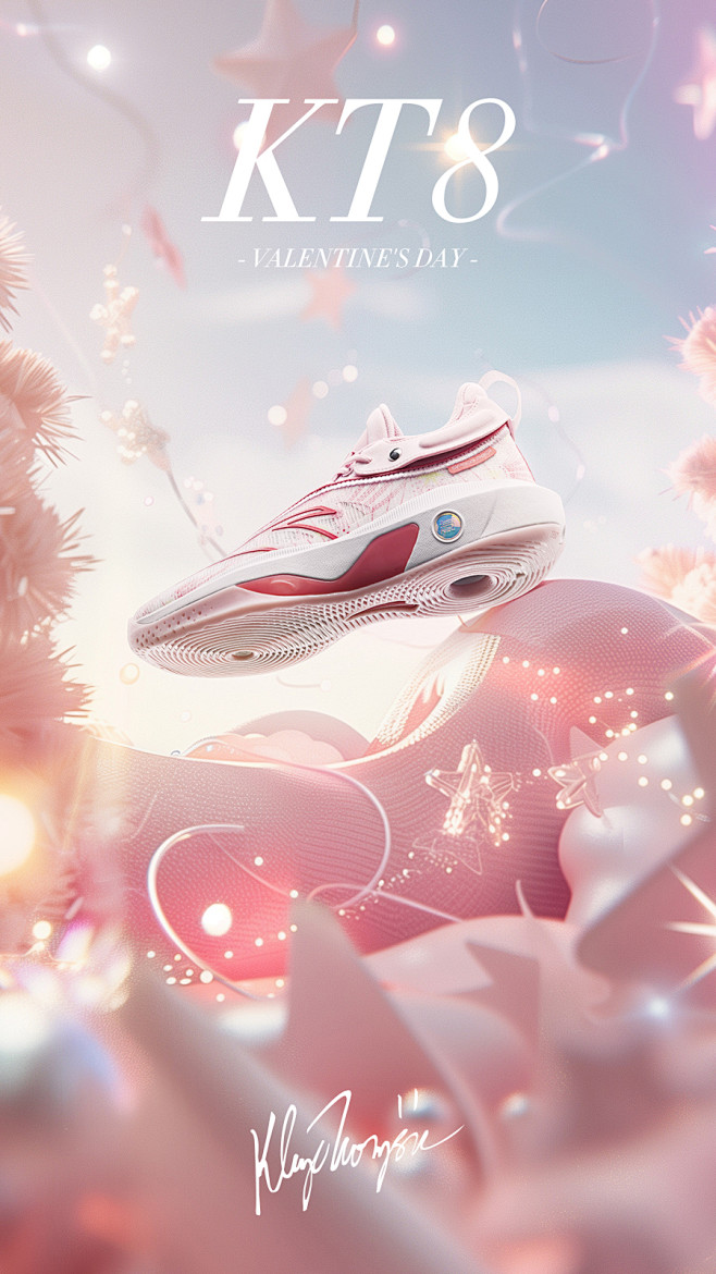安踏篮球鞋·KT8情人节·Midjourney·AI @多肉圆子