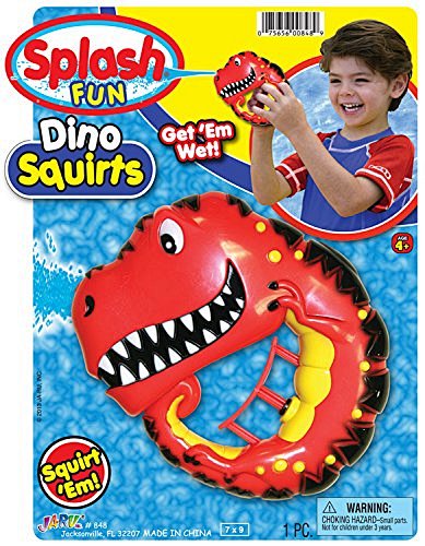 Ja-Ru Splash Fun Dino Squirt Party Favor Bundle Pack(Pack of 8)