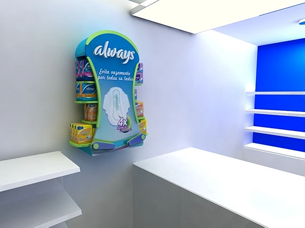 Always : Always instore launching of 2x and 4x in Brazil-花瓣网