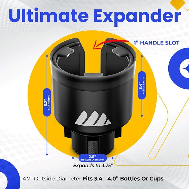 Amazon.com: Integral Ultimate Expander Car Cup Holder - Adjustable Base ...