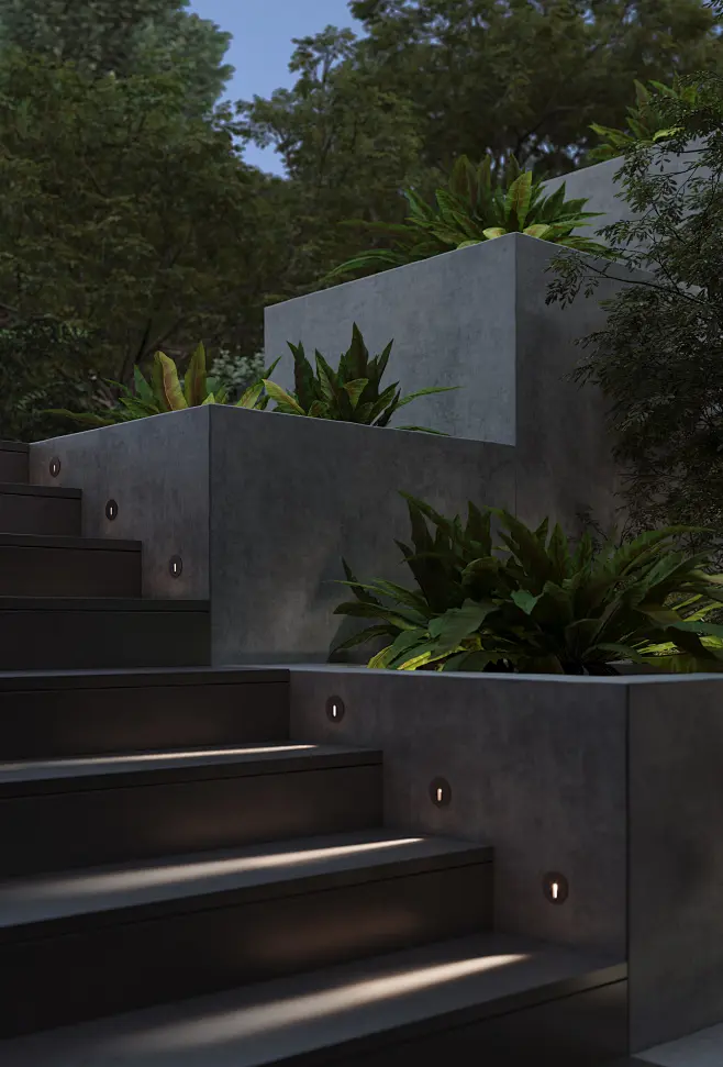 BAT - Outdoor recessed wall lights from LEDS C4 | Architonic : BAT ...