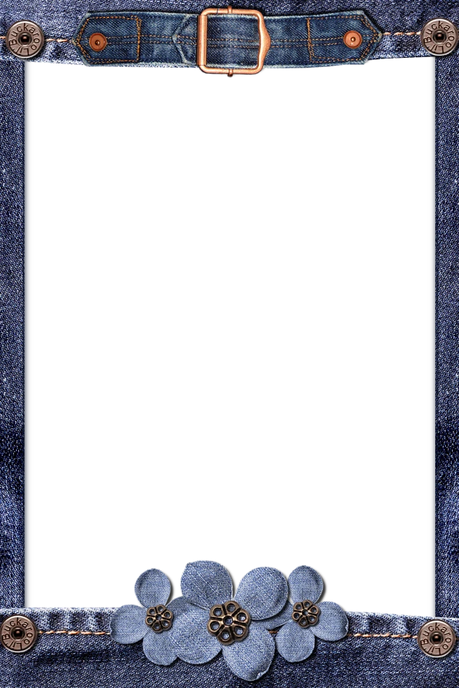 Jeans frame PNG-花瓣网