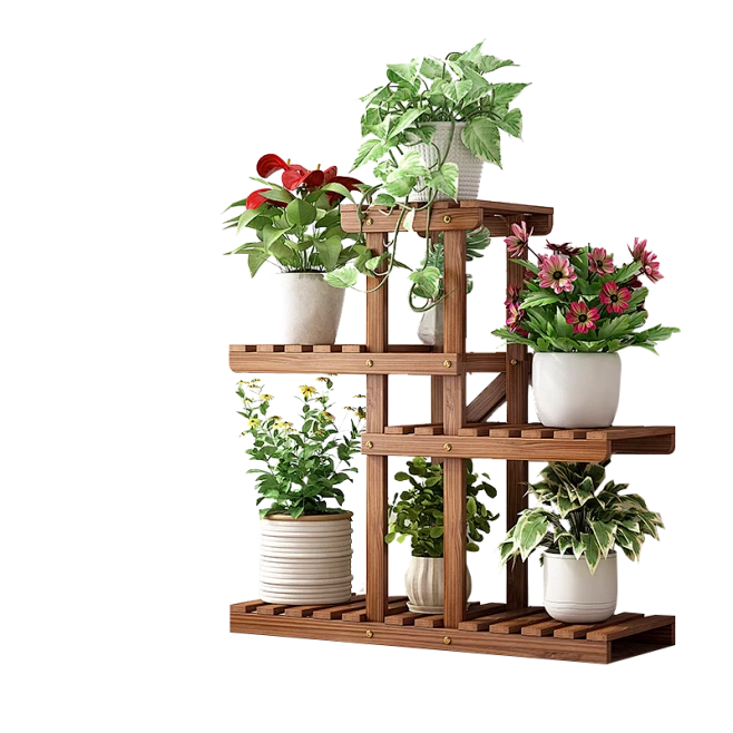 木质花架-花瓣网