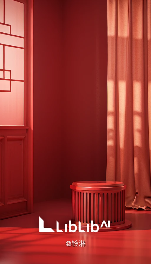 实用新春电商背景3D-LoRA-铃淋-LiblibAI-花瓣网