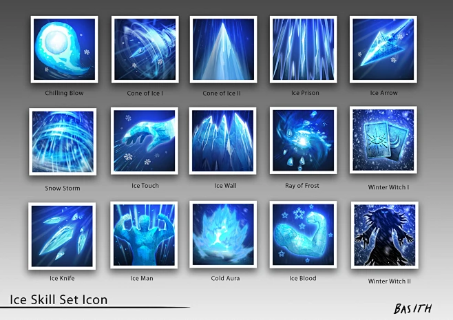 Ice Skill Icon - Cryptofights-花瓣网