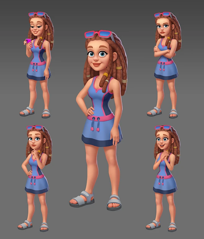 Characters, Playrix Games : Characters by Playrix Games on ArtStation.-花瓣网