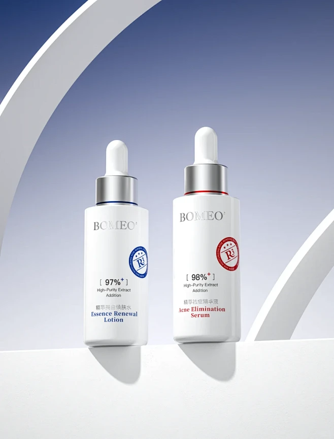 BOMEO | 简约医美风高端包装设计 - 小红书-花瓣网
