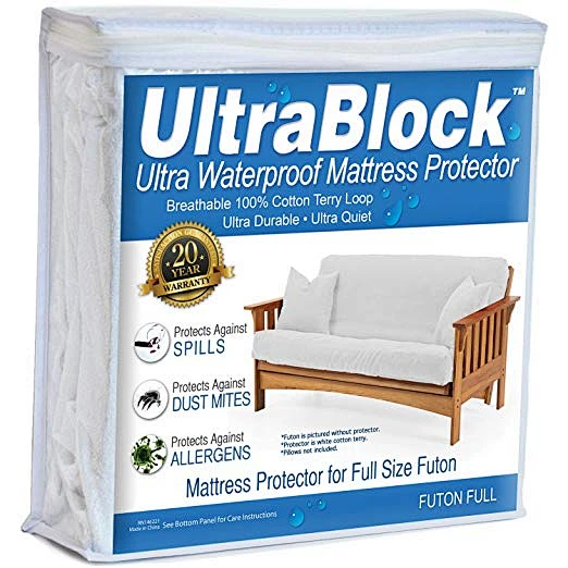 Amazon.com: UltraBlock Futon Full Waterproof Mattress Protector ...