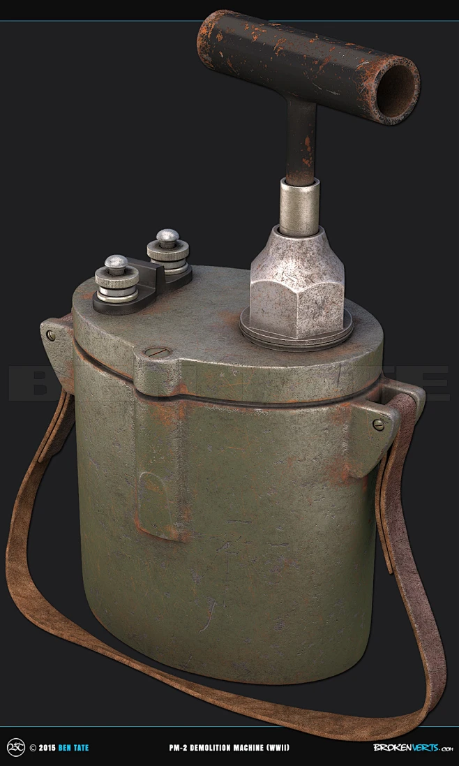 WWII PM-2 Demolition Box, Ben Tate : A pretty simple prop model of an ...