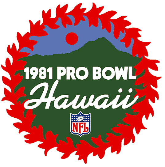 Pro Bowl Logo Primary Logo (1981) - 1981 NFL Pro Bowl Logo SportsLogos ...