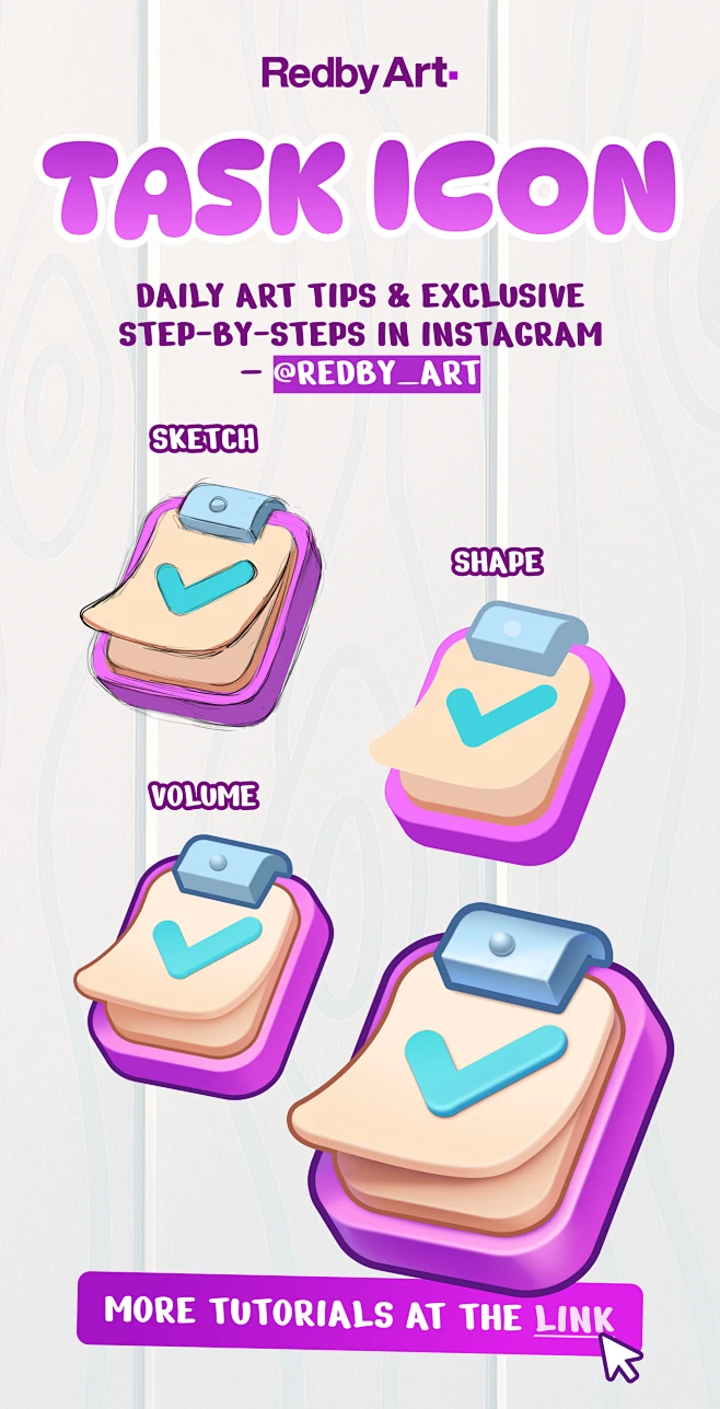 其中包括图片： Task Icon — Cute UI Drawing Tutorial -花瓣网