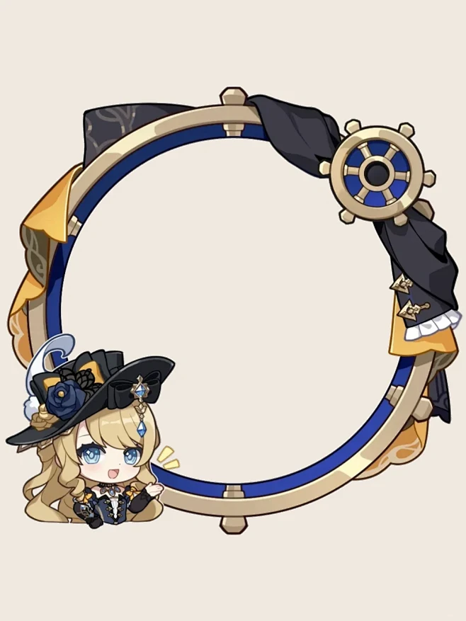 原神：HOYOLAB头像框1 - 小红书-花瓣网