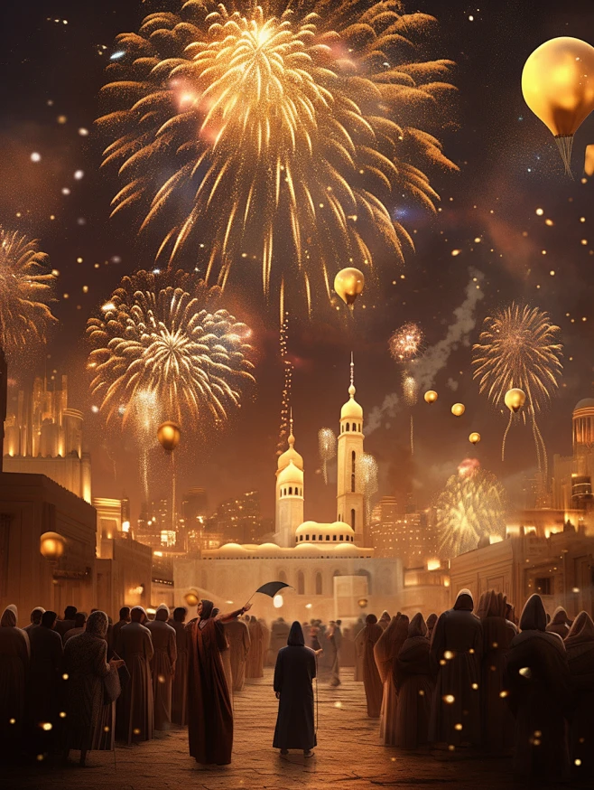 stwuliqing_Saudi_people_celebrate_the_National_Day_lights_firew ...