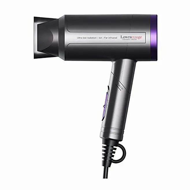 Lowra rouge LR 远红外低辐射电吹风机 CL-101（快速干发）铁石灰 CL-101铁灰-花瓣网