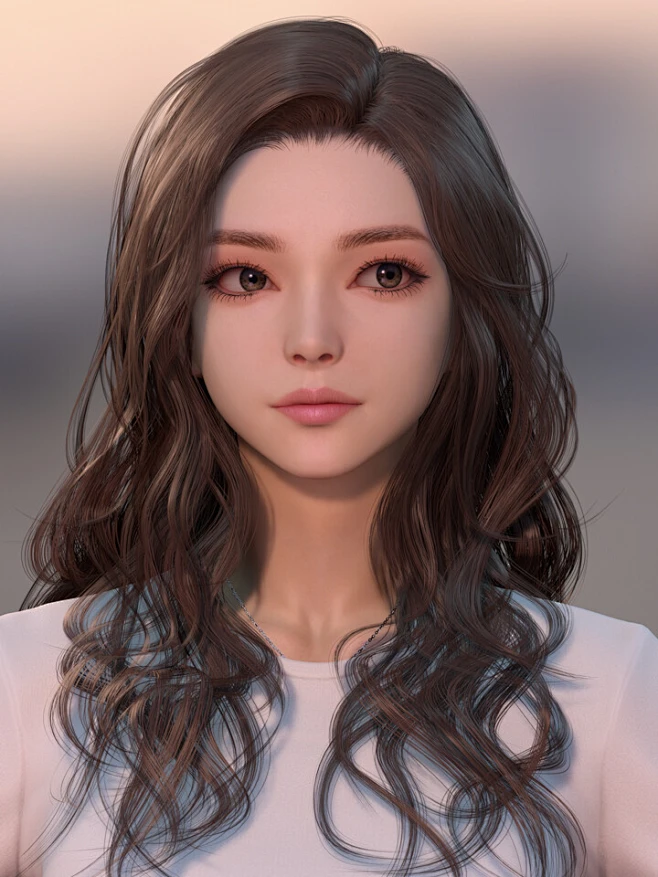 wave hair, Shin JeongHo : I made a new hair and face by referring to ...