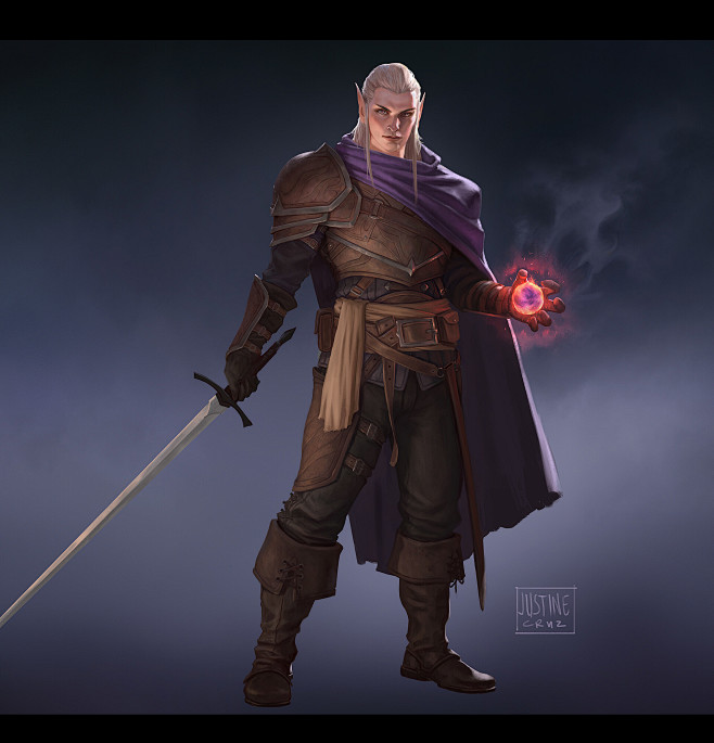 Elf Fighter Dnd Character