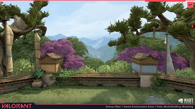 VALORANT Haven Map Art-花瓣网