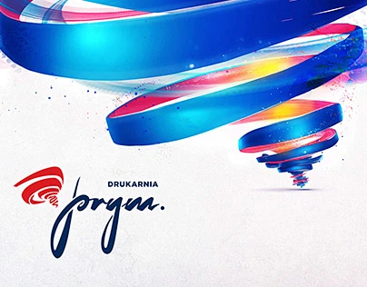 Drukarnia Prym : Printing house branding with new logo design and ...
