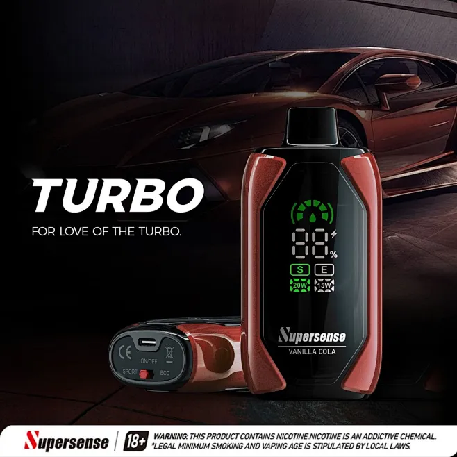 Elevate your taste with Supersense TURBO and enjoy a longer-lasting ...