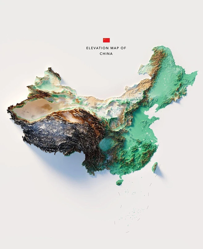 中国3D地图-花瓣网
