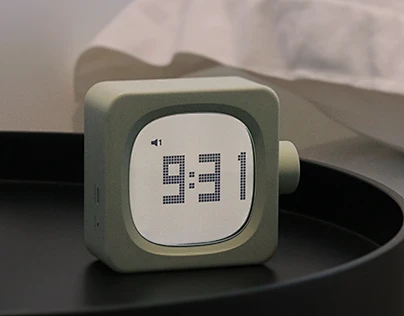 CUBIC ALARM CLOCK-花瓣网