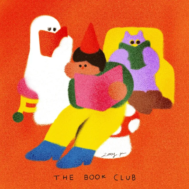 This may contain: the book club cover art for an upcoming children's ...