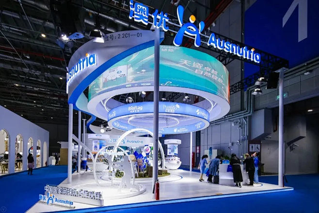 盘点 I “进博会”上最吸睛的40家品牌展台设计（内含180张高清图） : 为全球会展业按下了颇有力道的“重启键”。-花瓣网