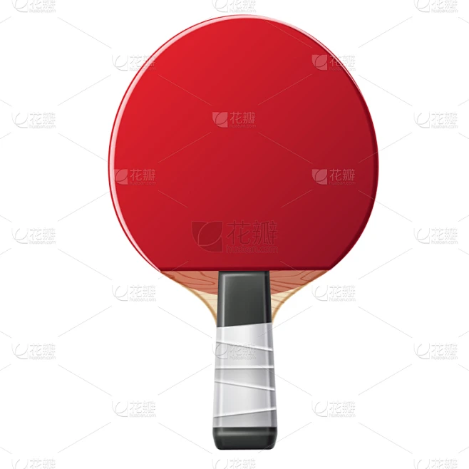 table tennis rocket with ball ping pong素材-花瓣网