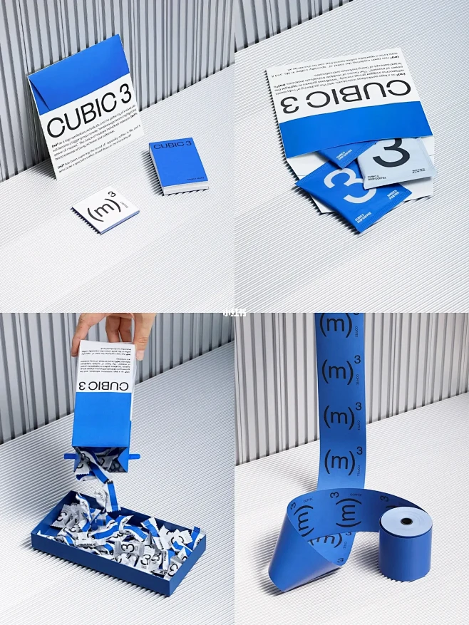 CUBIC3三立方咖啡| 干净高级的蓝色品牌形象-花瓣网