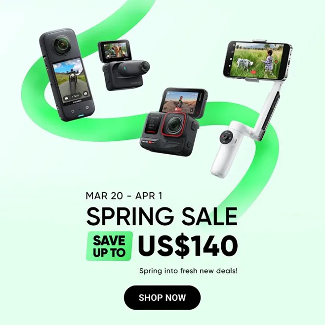 INSTA 360 SPRING SALE-花瓣网