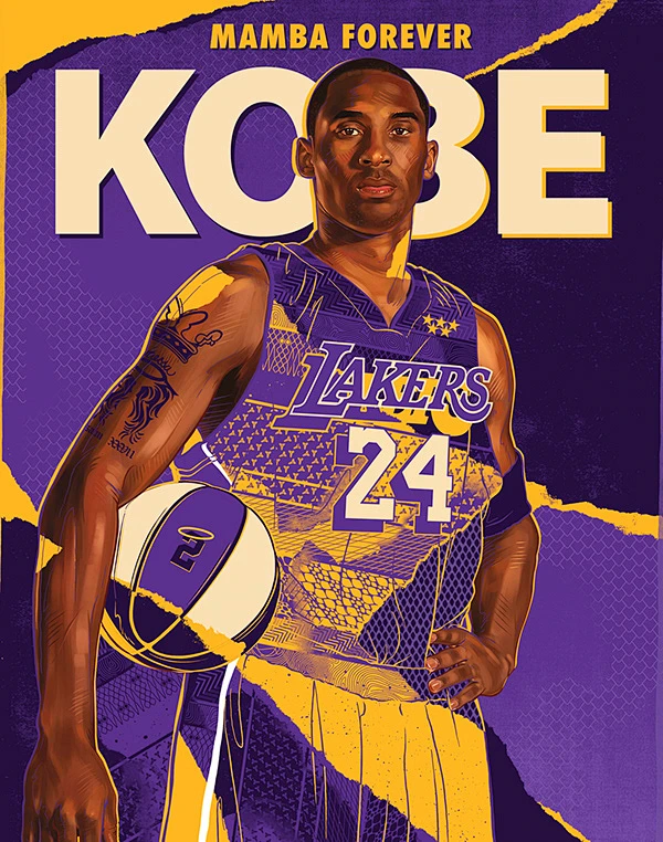 KOBE : A cover Illustration created for Reverse Magazine #5 honoring ...