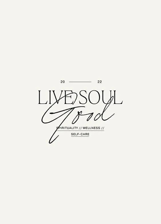 the words live soul are written in cursive handwriting-花瓣网