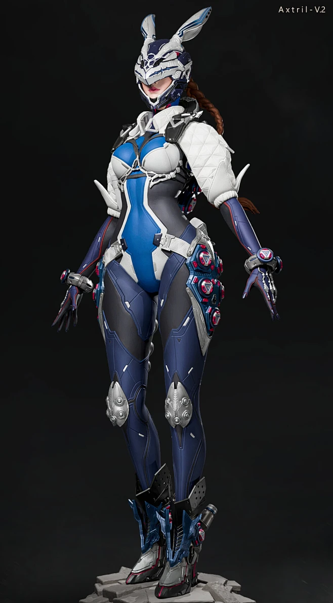 Future Warrior - Line 4 - Bunny FanArt-花瓣网