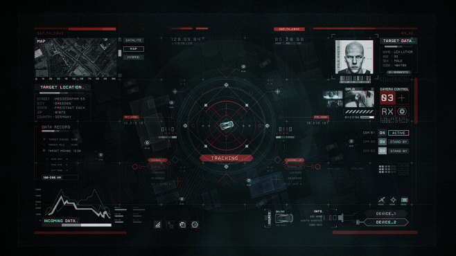 Tracking FUI Design on Behance