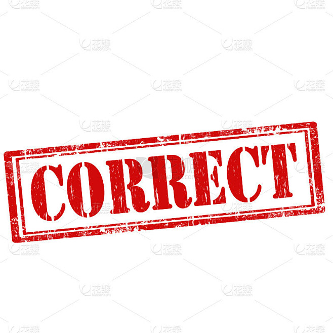 Correct-stamp
