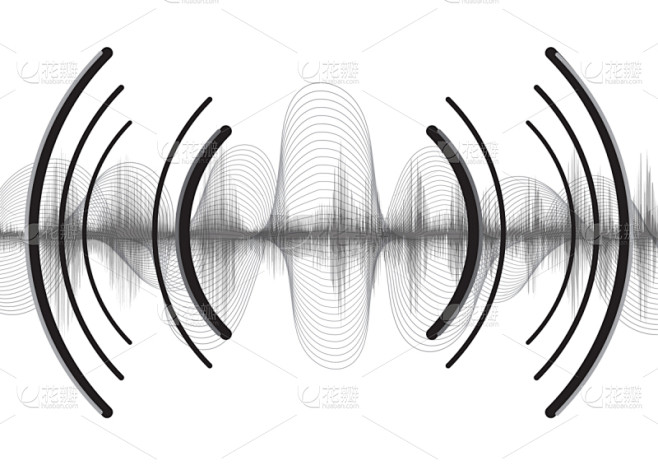 抽象,声波,背景聚焦,线条,式样,频率,概念,噪声,技术,行动