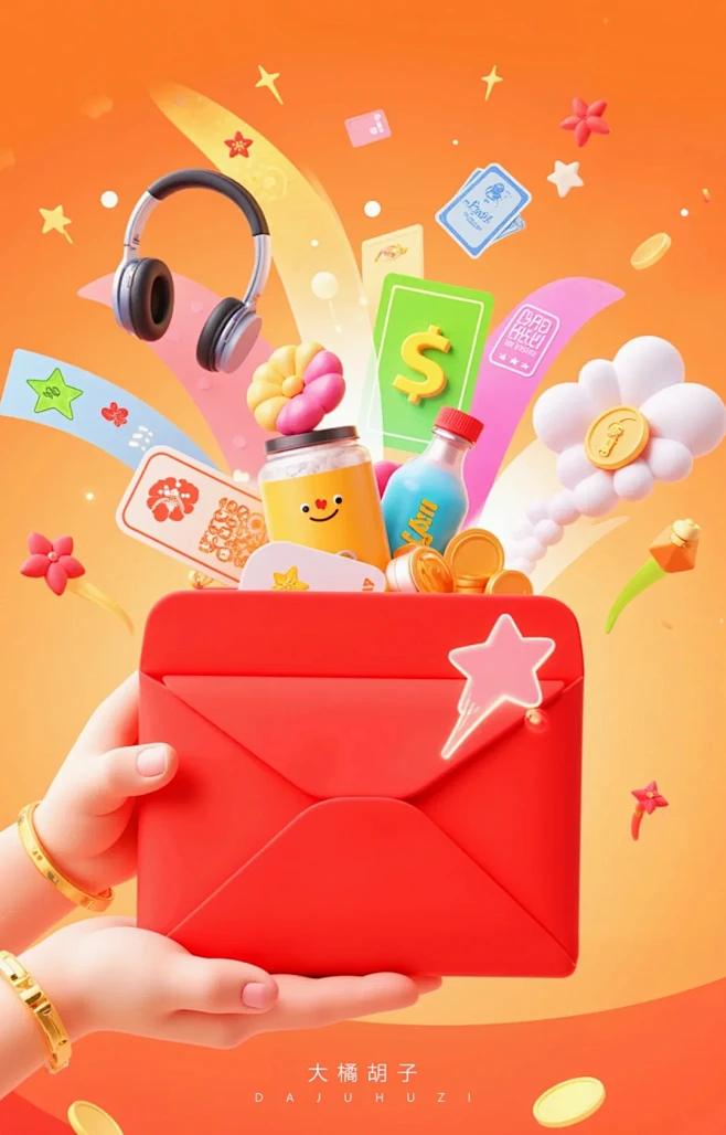 来个三原色（flux 直出） lora：电商-F.1_运营启动页 步数：25 采样器：eluer-花瓣网