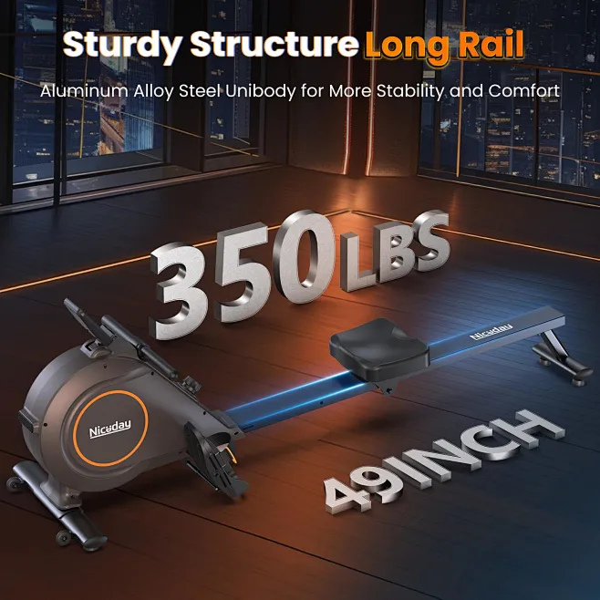 Amazon.com : Niceday Rowing Machine, Magnetic Rower for Home Use, Smart ...