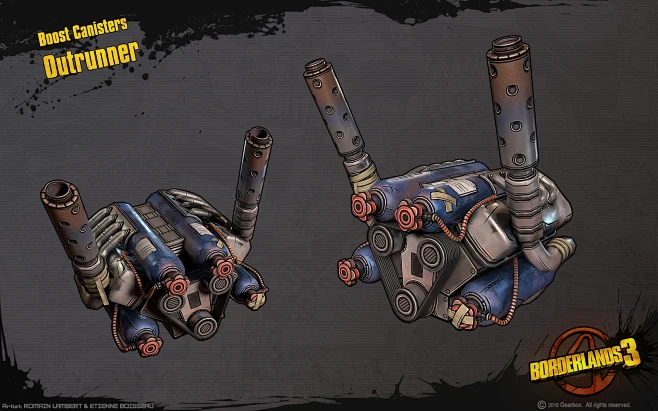 Borderlands 3: Engines - Outrunner, Romain Lambert : What's a car ...