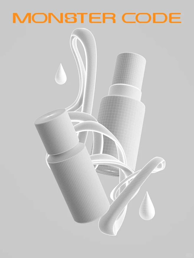 C4D&OC技巧：美妆护肤品视觉KV建模渲染 - 小红书-花瓣网