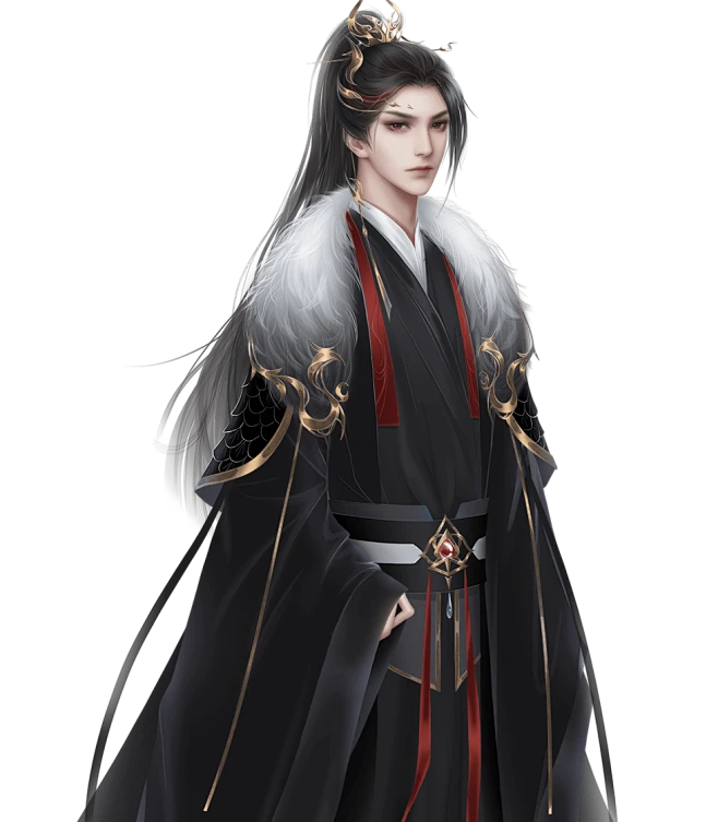 古风立绘男02 (127).png-花瓣网