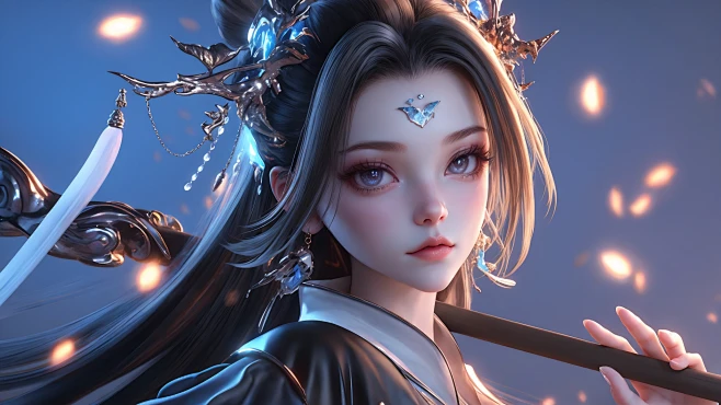 3D女孩-hzj(1)-花瓣网