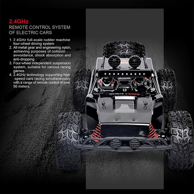 Amazon.com: HKJJX RC Cars, 4WD High Speed Racing Vehicle 1/12 Scale ...